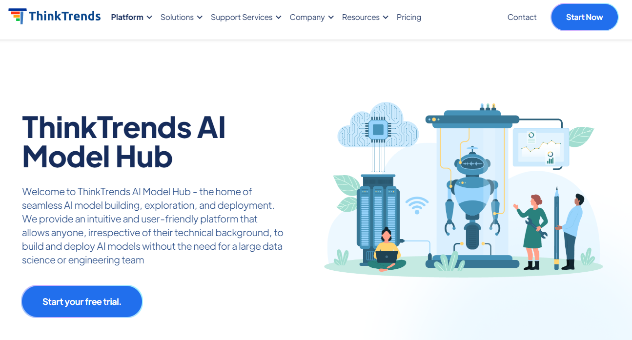 ThinkTrends Platform - AI Model Hub