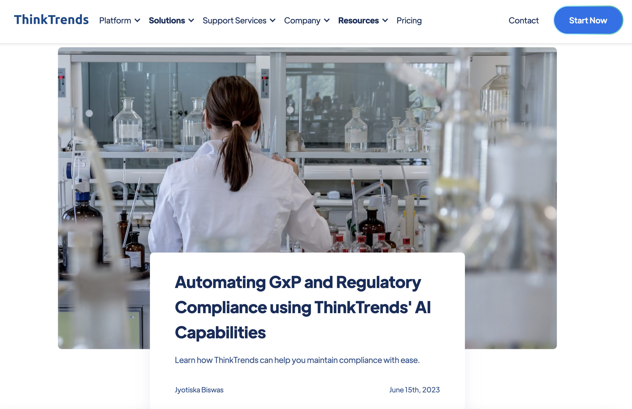 ThinkTrends Blog - Automating GxP and Regulatory Compliance using ...
