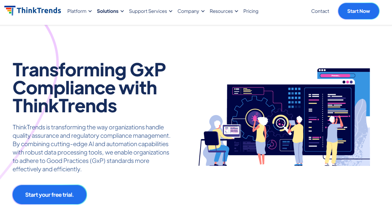 ThinkTrends Solutions - GXP & Regulatory Compliance